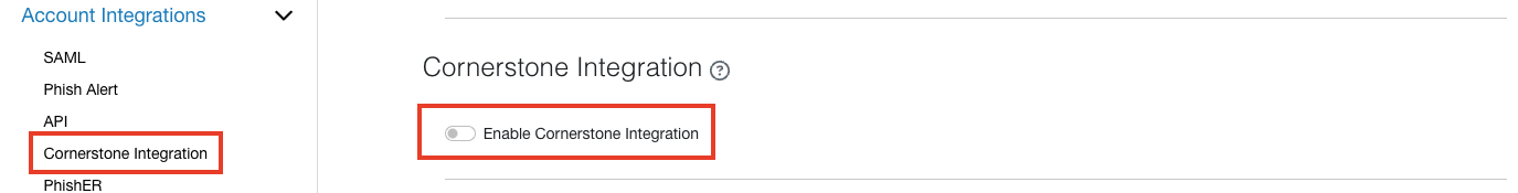 Cornerstone Integration Guide – KnowBe4 Knowledge Base