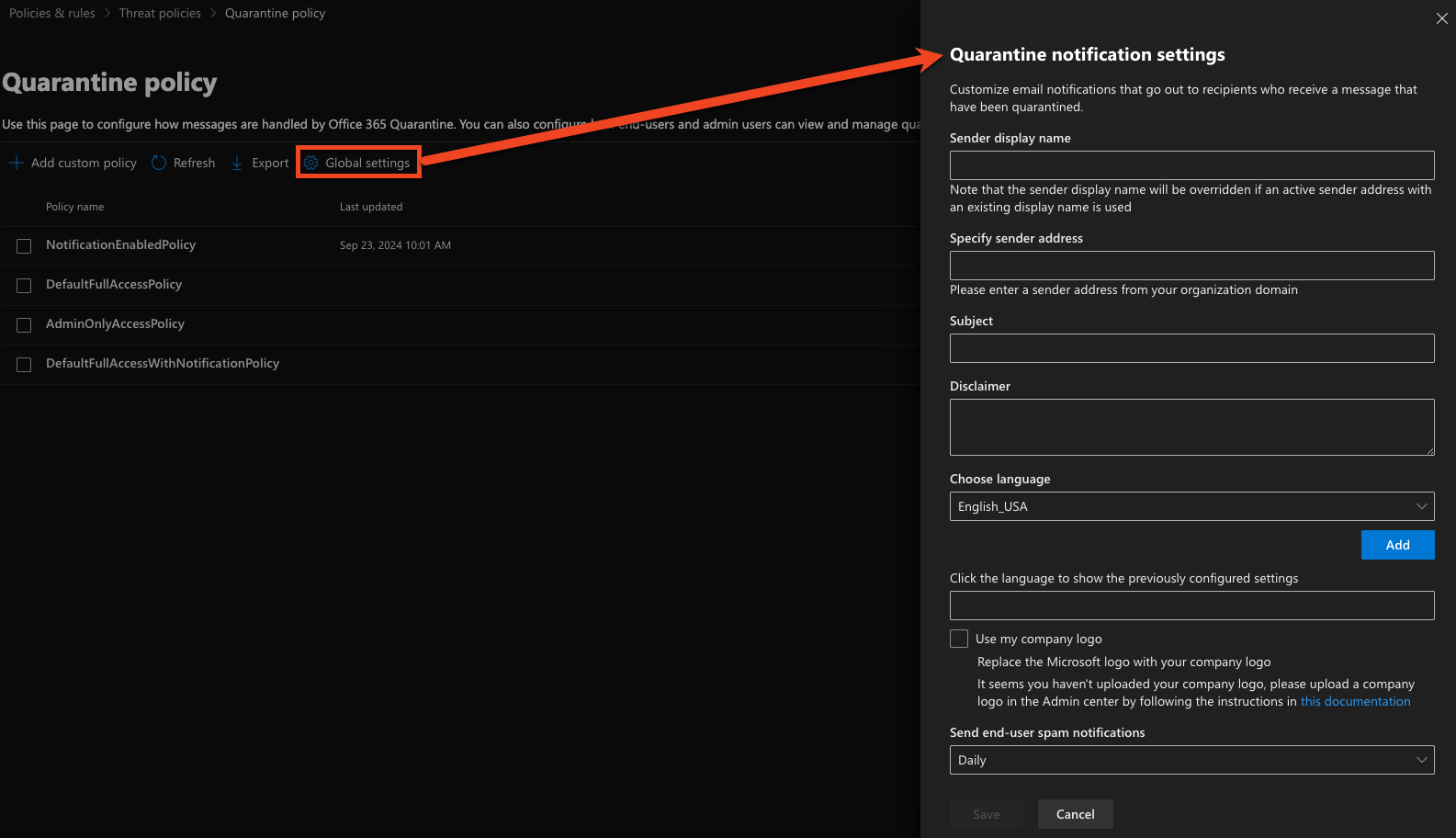 Defend - Configuring Unified Quarantine with Microsoft Defender for Office 365 – KnowBe4 ...
