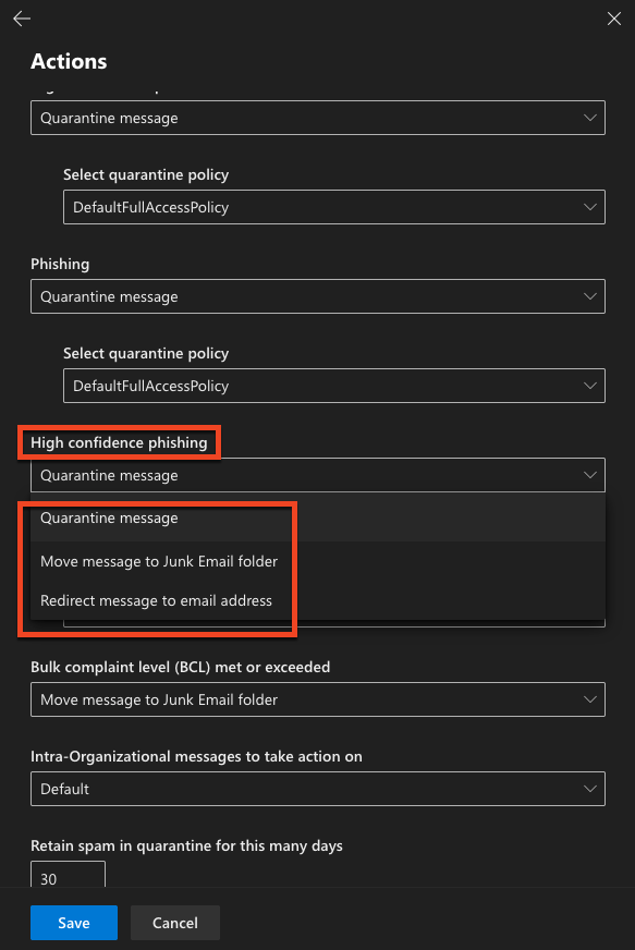 Defend - Configuring Unified Quarantine with Microsoft Defender for ...