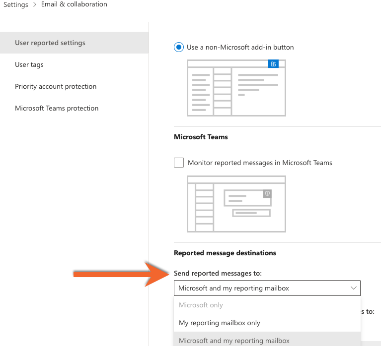 Integrate Microsoft Defender for Office 365 with the Phish Alert Button ...