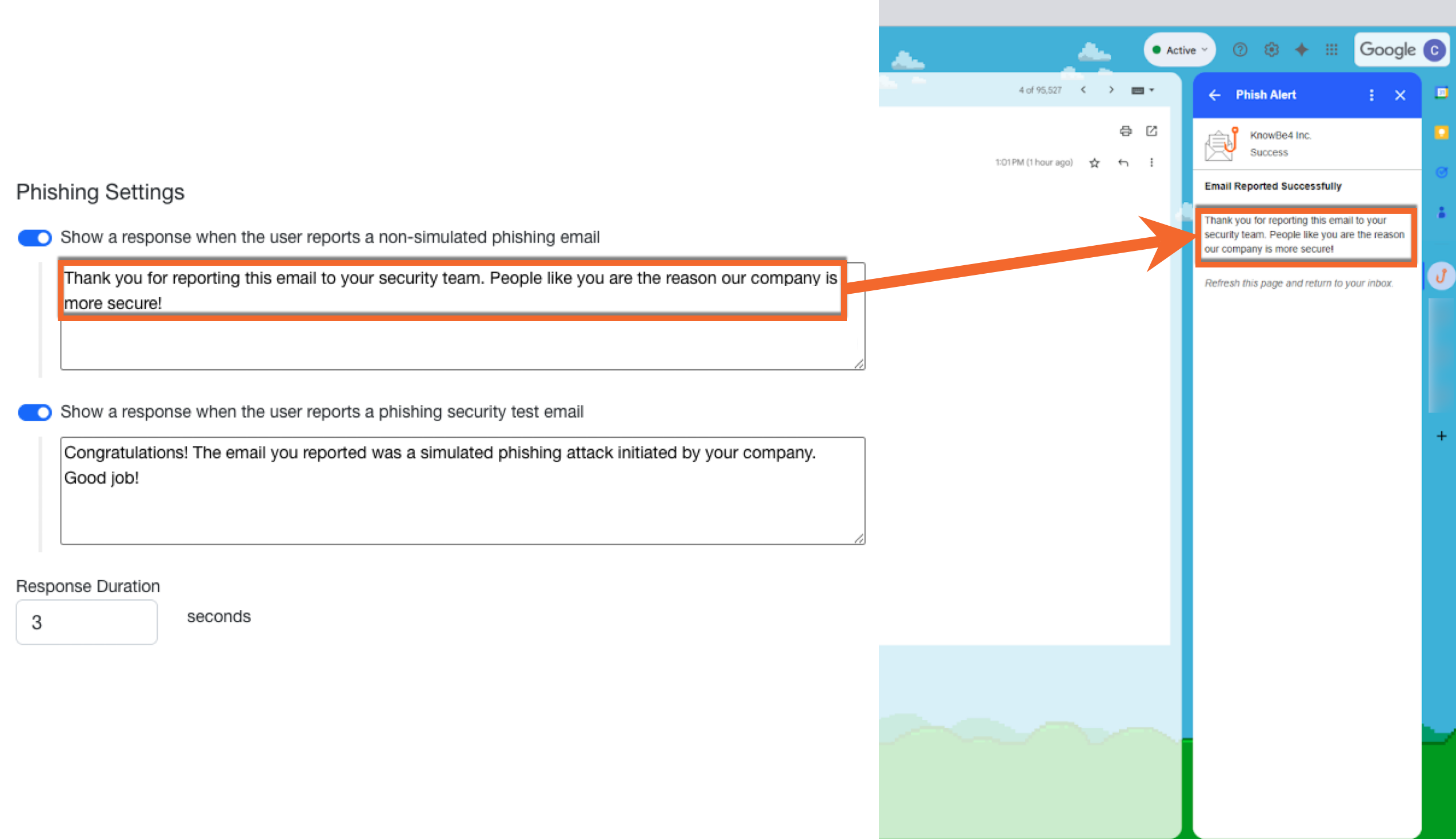 Phish Alert Button (PAB) Display Settings – KnowBe4 Knowledge Base