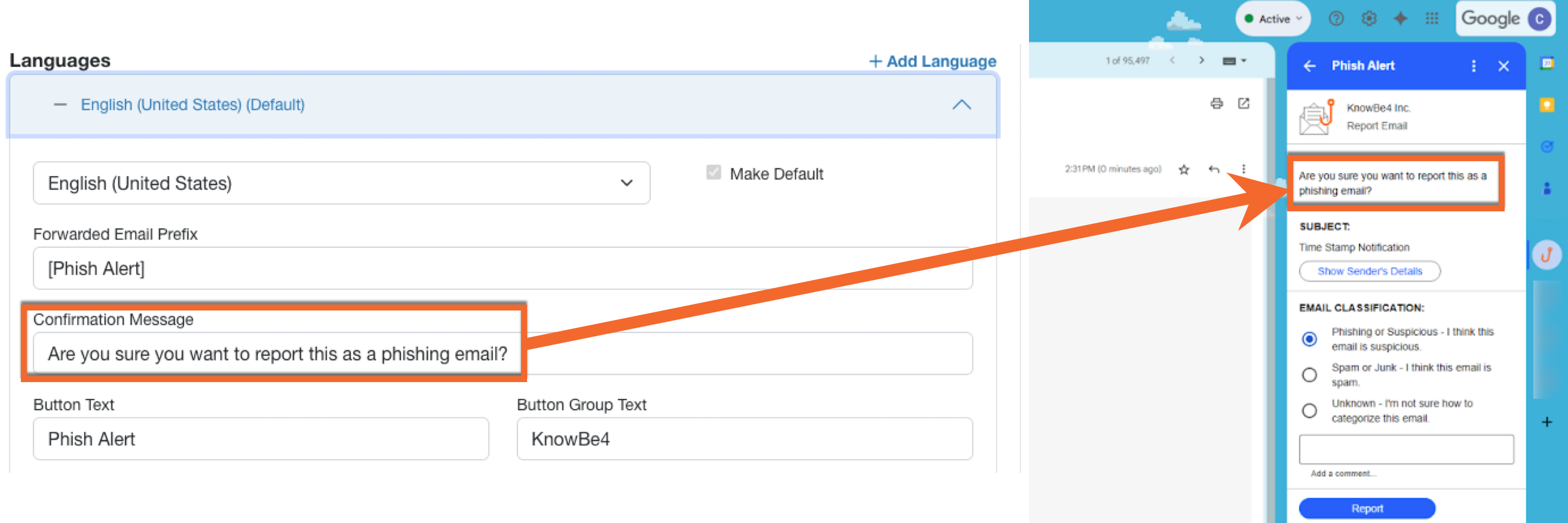 Phish Alert Button (PAB) Display Settings – KnowBe4 Knowledge Base