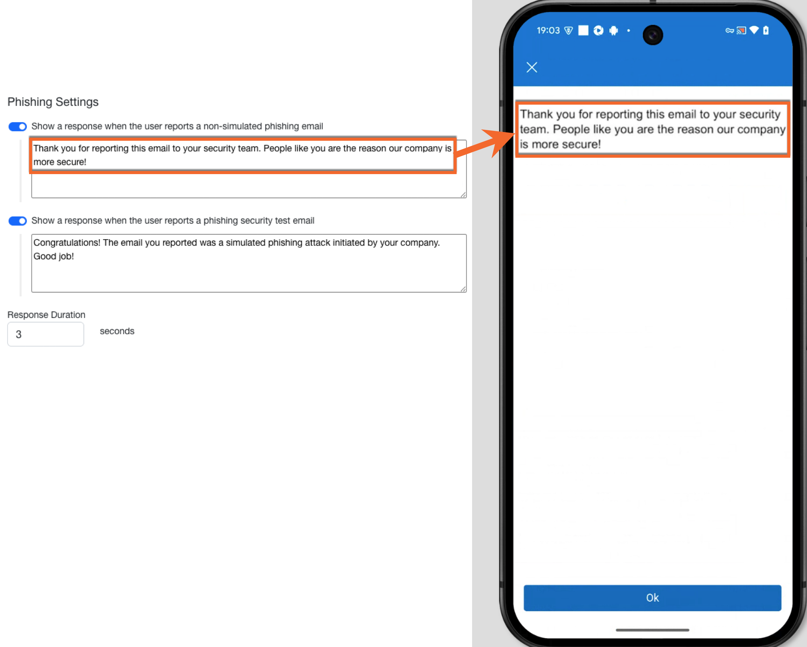 Phish Alert Button (PAB) Display Settings – KnowBe4 Knowledge Base
