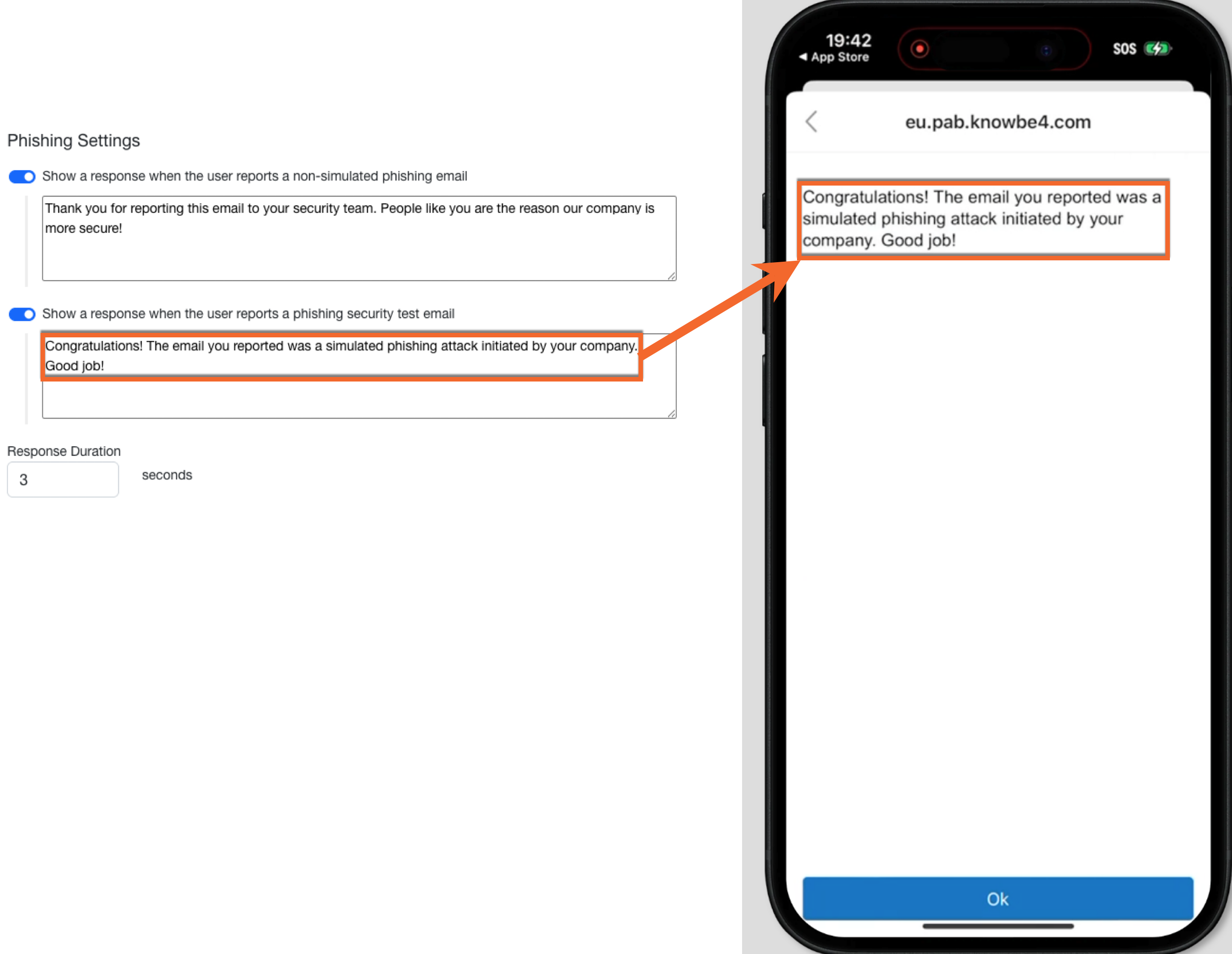 Phish Alert Button (PAB) Display Settings – KnowBe4 Knowledge Base