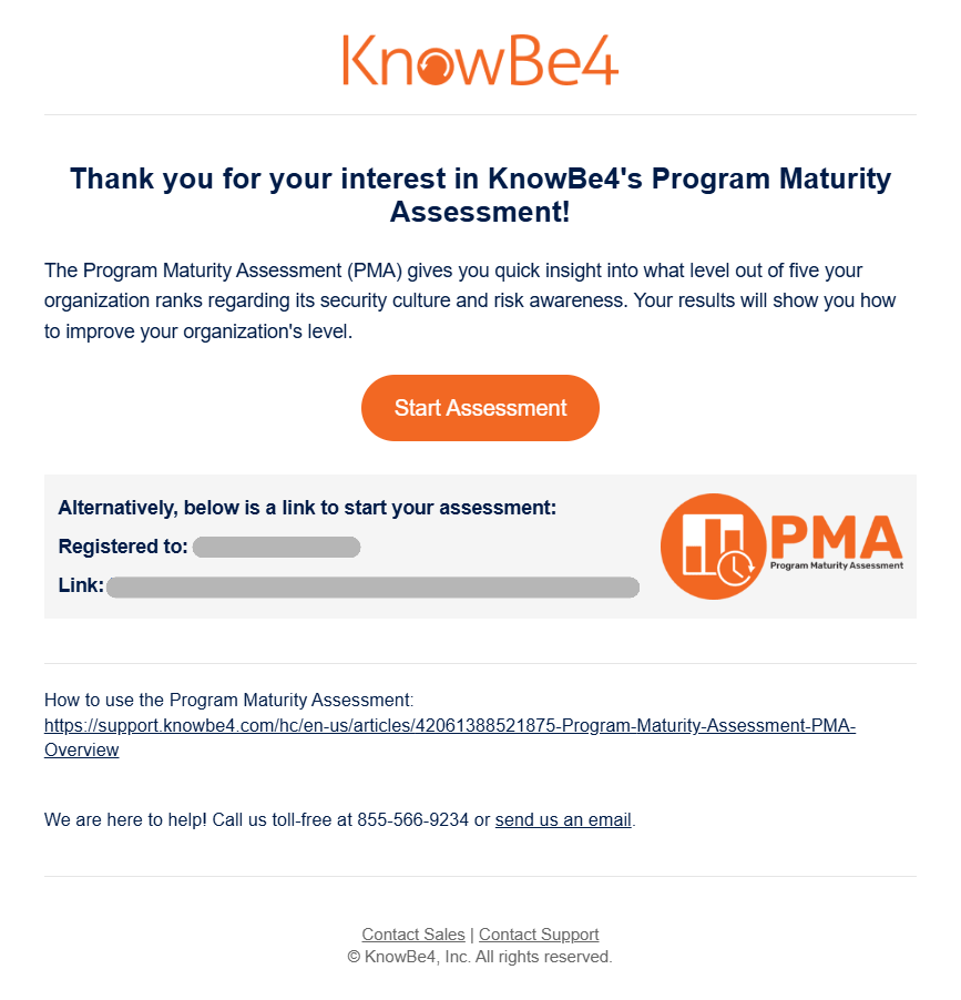 Program Maturity Assessment (PMA) Overview – KnowBe4 Knowledge Base