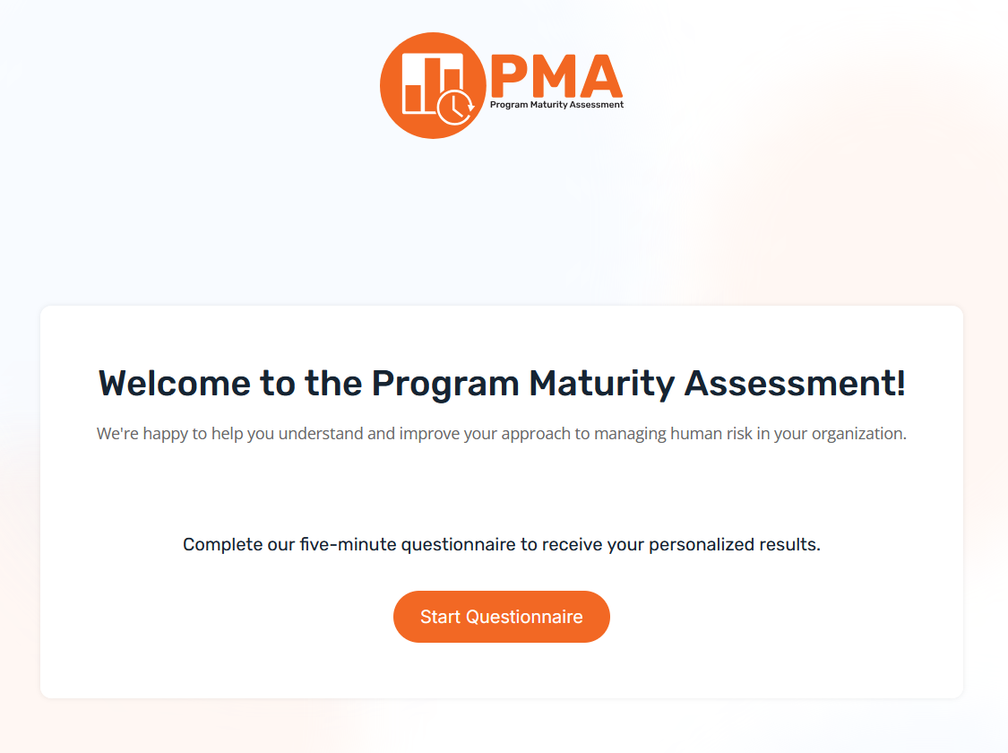 Program Maturity Assessment (PMA) Overview – KnowBe4 Knowledge Base