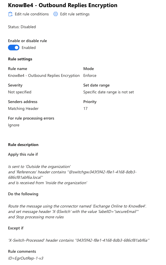 Protect - Gateway Configuration – KnowBe4 Knowledge Base