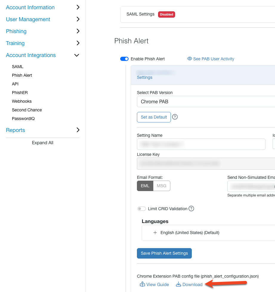 Google Chrome Phish Alert Button (PAB) Product Manual – KnowBe4 Knowledge Base