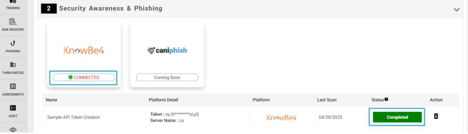 Integrate ENGAIZ ComplySec360™ with Your KSAT Console – Knowledge Base