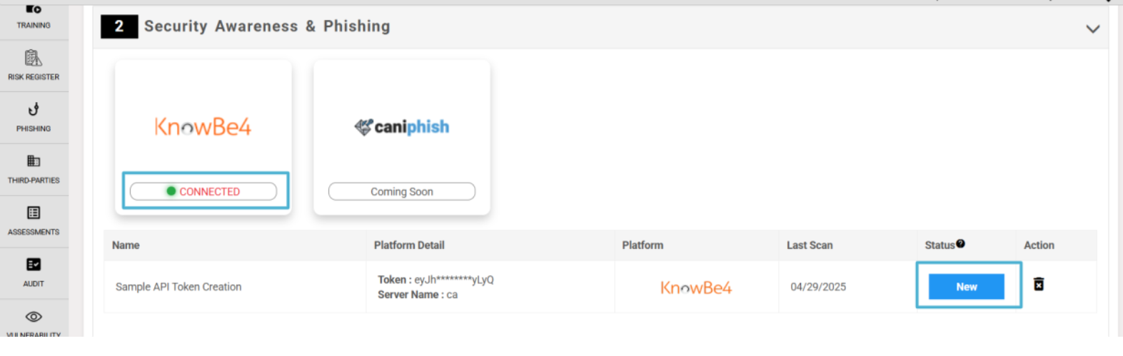 Integrate ENGAIZ ComplySec360™ with Your KSAT Console – KnowBe4 ...