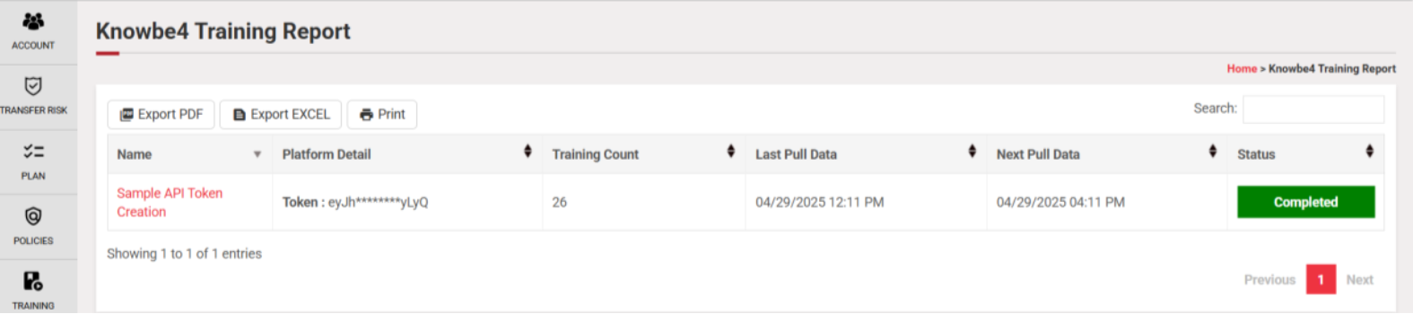 Integrate ENGAIZ ComplySec360™ with Your KSAT Console – Knowledge Base