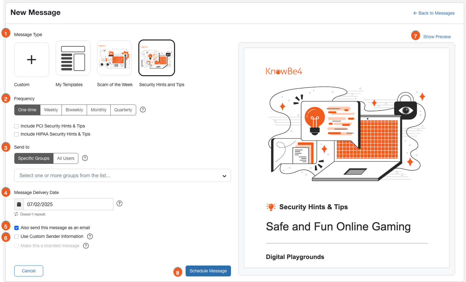 Security Hints and Tips Overview – KnowBe4 Knowledge Base